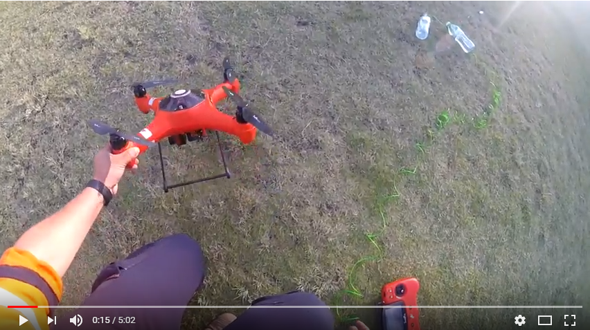 Swellpro Splash Drone 3 Strength Demo — Urban Drones