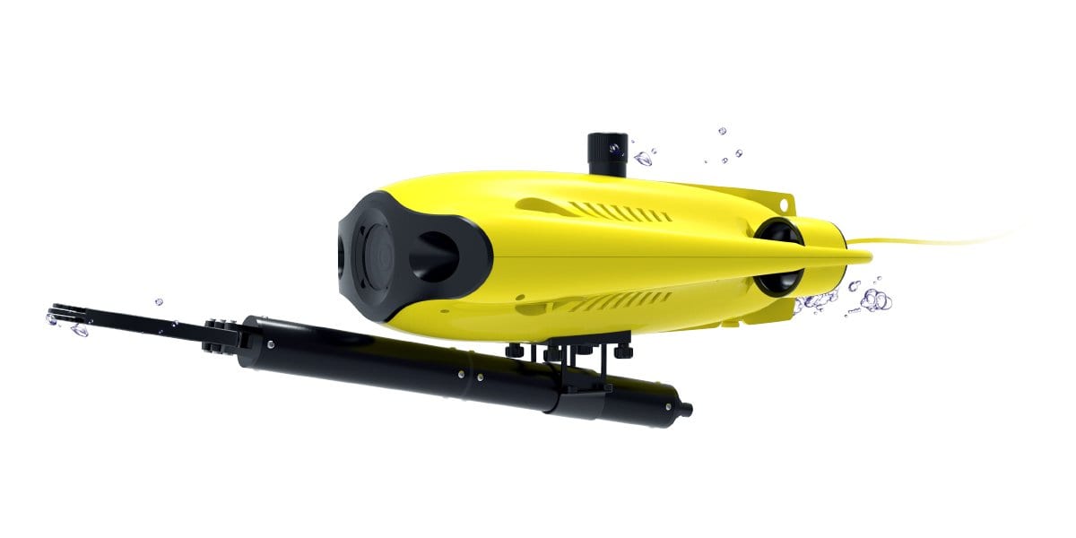 Chasing Gladius Mini S with Robotic Arm Underwater | Urban Drones